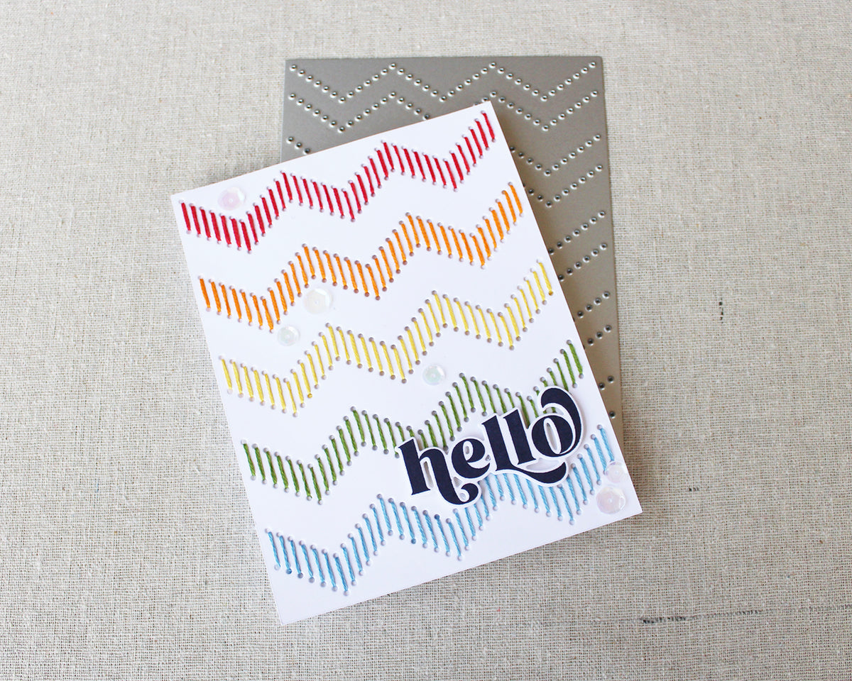 Chevron Coverall Die – Poshta Design