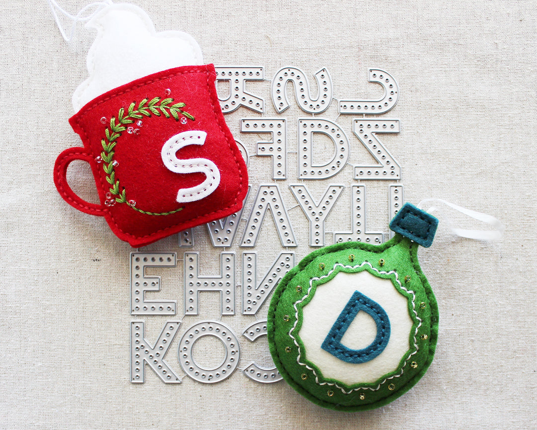 Monogram Alphabet Die – Poshta Design